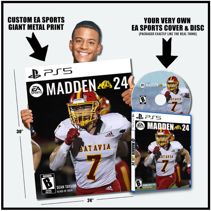 Custom EA Sports Video Game – Athlete Frame