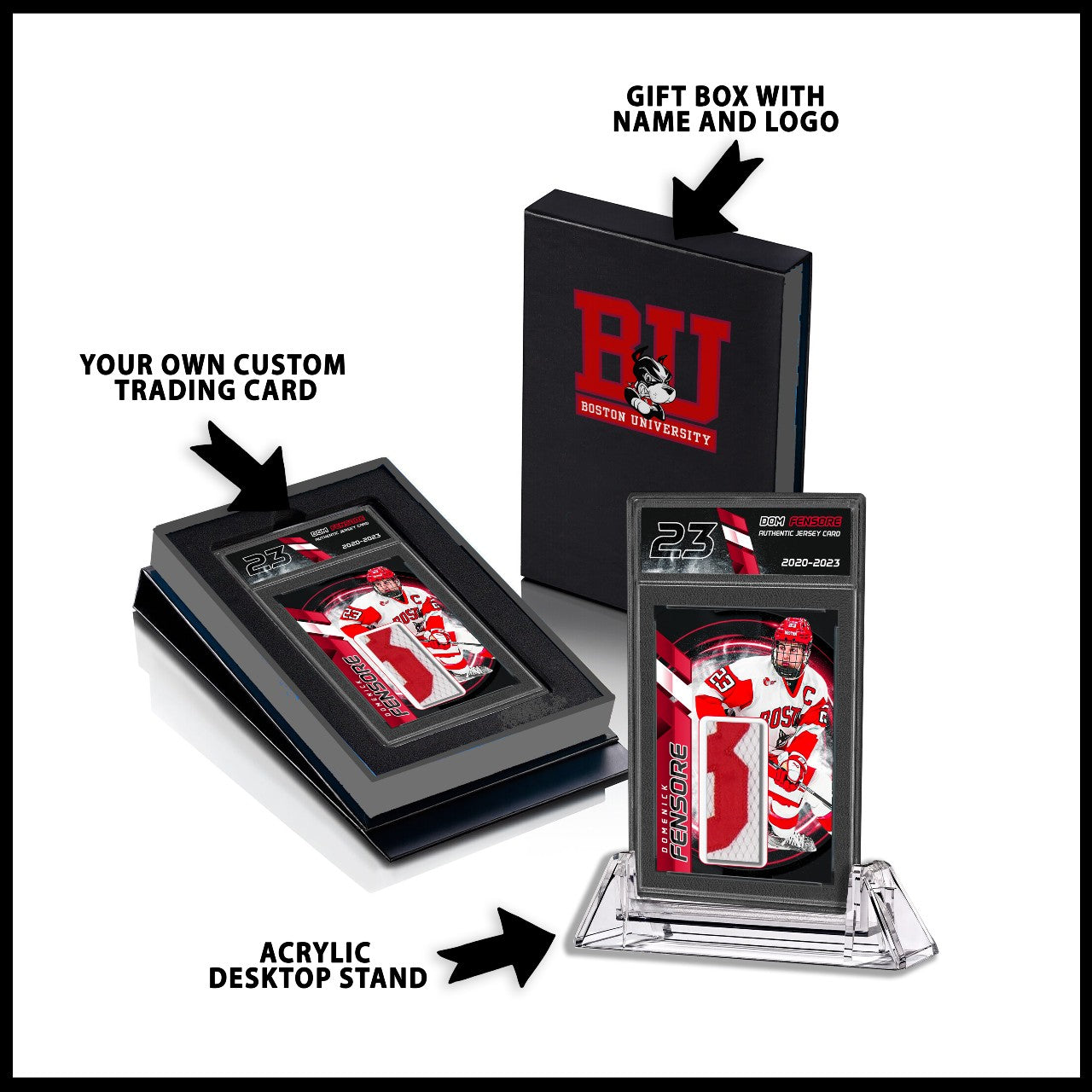 Custom Trading Card Bundle – Athlete Frame